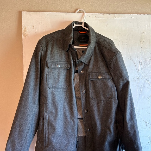 reax | Jackets & Coats | Mens Gray Armored Motorcycle Jacket | Poshmark